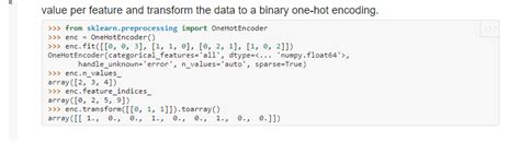 Sklearn Preprocessing 数据预处理（onehotencoder） 在下小白 博客园