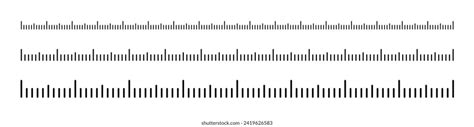 Ruler Scale Measure Scales Length Measurement Stock Vector Royalty