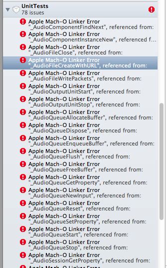 Ios Mach O Linker Error When Adding Unit Tests Xcode Stack Overflow