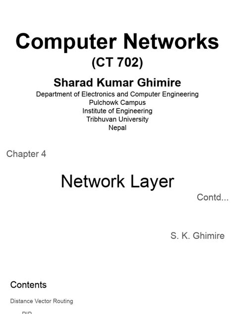 Ch4e Cn Network Layer Pdf Routing Computer Science