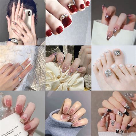 잇템샵 롱 숏 네일팁 셀프 네일 인조손톱 네일글루 양면테잎 세트상품 티몬