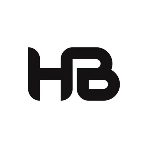 Hb Logo 스톡 벡터 로열티 프리 Hb Logo 일러스트레이션 페이지 3d Depositphotos