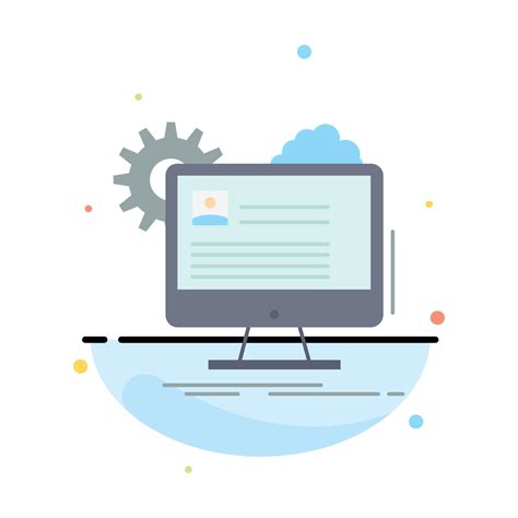 account profile report edit update flat color icon vector 13326892