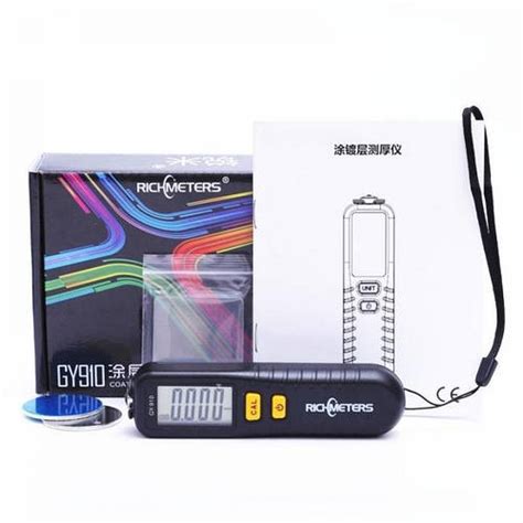 Толщиномер краски Richmeters GY910 + калибровочные пластины (ID ...