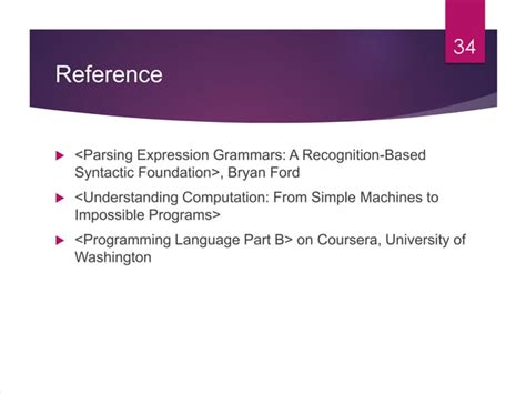 Use Peg To Write A Programming Language Parser Ppt