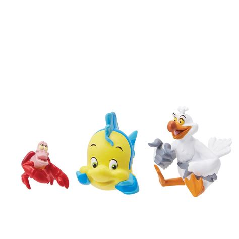 Disney Showcase 4 6cm 1 8 Sebastian Flounder And Scuttle Mini Set