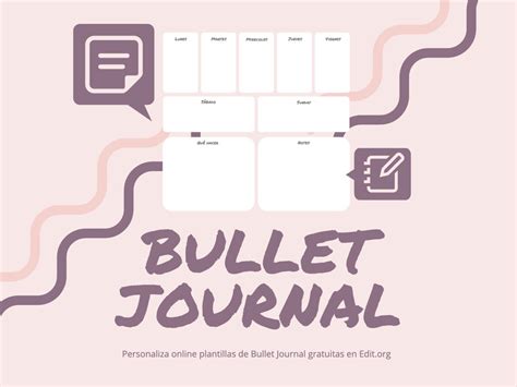 Plantillas De Bullet Journal Para Imprimir