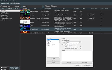 [bug] Genre Not Being Pulled In New Version · Issue 214 · Depressurizer Depressurizer · Github