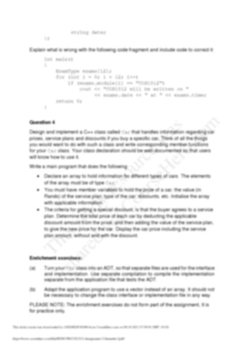 Solution Cos1512 Assignment 2 Semester 2 Pdf Studypool
