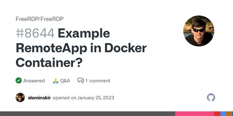 Example RemoteApp In Docker Container FreeRDP FreeRDP Discussion GitHub