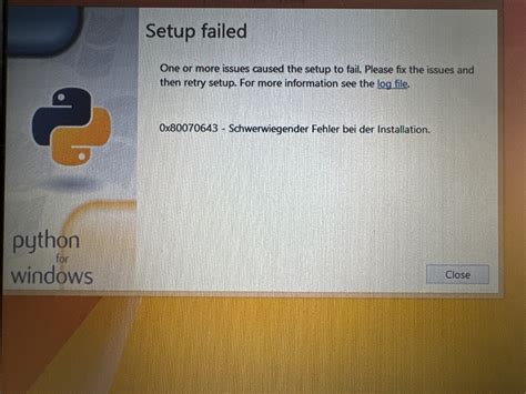 I Cant Install Python I Always Get An Error Code Python Help