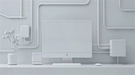 Futuristic Network Of Glowing Nodes Representing Fast Online Connections Stock Image Image Of