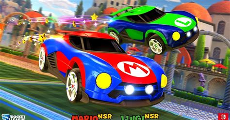 Rocket League Switch Terá Carros Temáticos De Mario Luigi E Samus