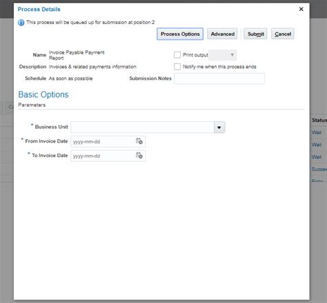 Create Ess Job In Oracle Fusion For Bip Reports Data Warehouse Obiee Informatica Hadoop