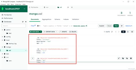 Mongodb可视化工具mongodb Compass Csdn博客