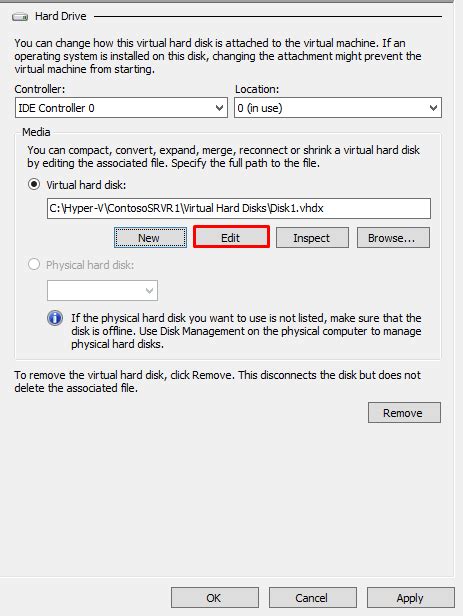 How To Expand Hard Drives In Hyper V Virtual Machines Alexander S Blog