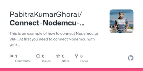 Github Pabitrakumarghoraiconnect Nodemcu Esp8266 With Wifi This Is