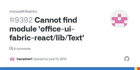Cannot Find Module Office Ui Fabric Reactlibtext · Issue 9392