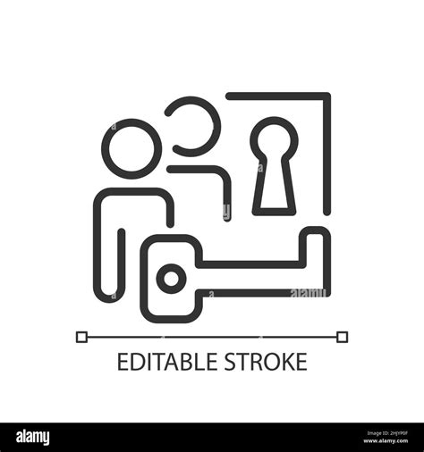 Problem Solving Pixel Perfect Linear Icon Stock Vector Image And Art Alamy