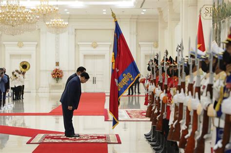 Update ៖ សម្ដេចតេជោ ហ៊ុន សែន អញ្ជើញទទួលស្វាគមន៍នាយករដ្ឋមន្ត្រីវៀតណាម