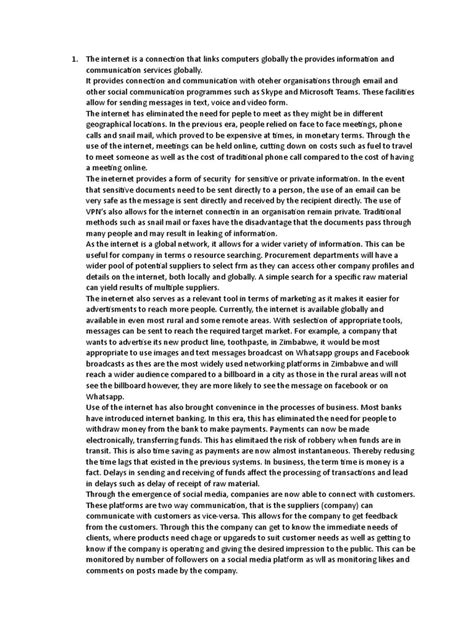 Ict Assignment 2 Pdf Internet World Wide Web