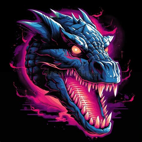 Techno Dragon Stock Illustrations 171 Techno Dragon Stock