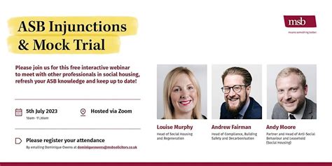 At Msb We Are Leaders In Dealing With Anti Social Behaviour Asb In Social Housing Our Latest