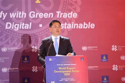 У Хүрэлсүх Ногоон болон цахим худалдаа экспортыг хөгжүүлэх нь чухал