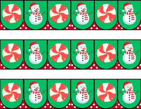 Christmas Classroom Borders Mega Pack 35 Print And Cut Borders Tpt