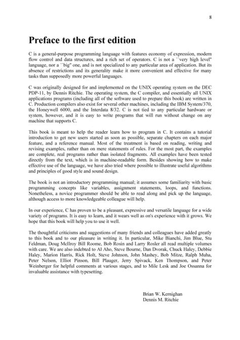 The Ansi C Programming Language