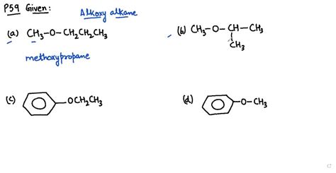 SOLVED Give The IUPAC Name For The Following Ethers