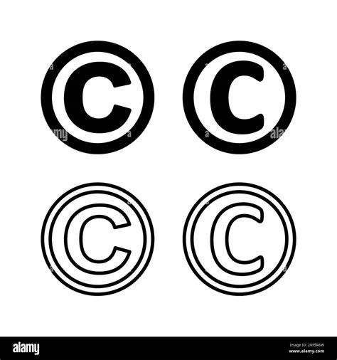 Copyright Icon Vector Copyright Symbol Stock Vector Image And Art Alamy