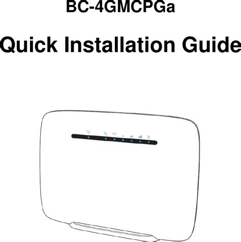 Gemtek Technology Wltfqt141gn Cat4 Indoor Cpe User Manual