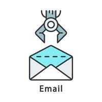 RPA Linear Icons Set Robotic Process Automation Clerical Process Automation Software Robots