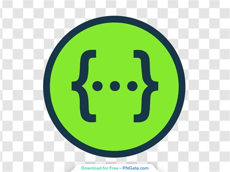 Swagger API Logo Green Circle Braces High Quality Free PNG PNGate