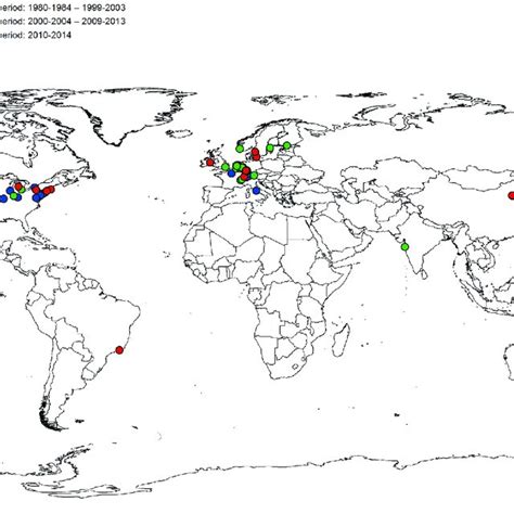 Mapping Spatial Distribution Of Leading Cities As Centres Of Corporate Download Scientific