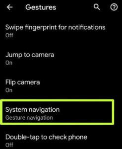 How To Enable Full Screen Gestures In Android Device