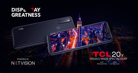 TCL Smartphone Y Enhanced View AI Triple Cam TCL Global