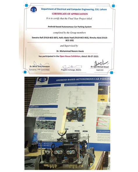 Sawaira Rafi On Linkedin Finalyearproject Autonomouscarparking