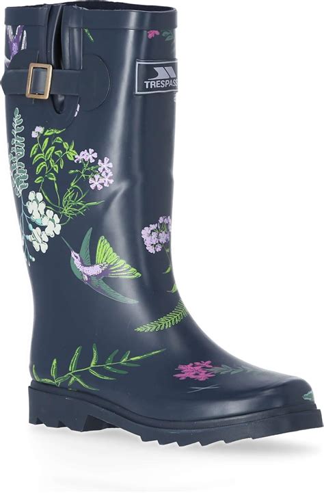 Trespass Womens Wellie Boots Wellington Boots Welly Boots Full Length Elena Uk Fashion