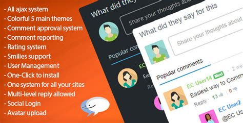 easycomment php comment script v1 1 premium scripts plugins and mobile