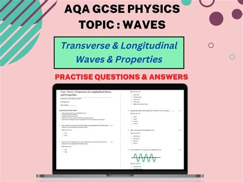 Aqa Gcse Physics Transverse And Longitudinal Waves Revision Questions And Answers Teaching