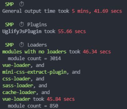 前端 Vue vue x项目生产编译优化缩短编译时间 基于vue cli webpack 个人文章 SegmentFault 思否