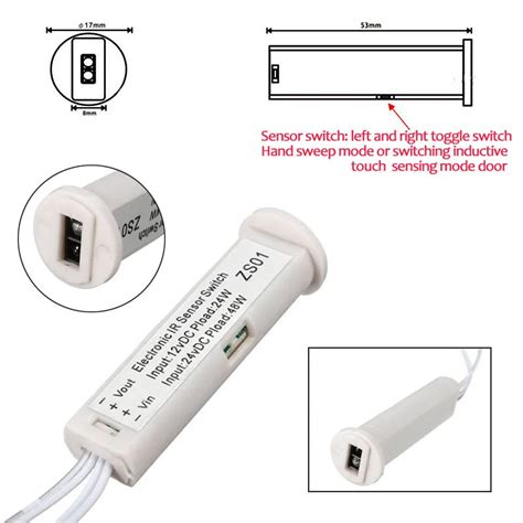 New Dual Functions Ir Sensor Switch V Dc For Led Strip Lamps Working With V V Led Lamp