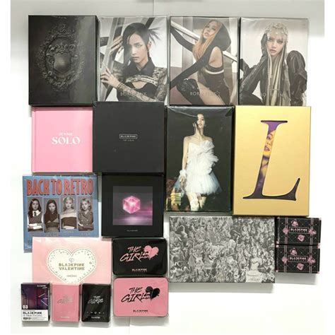 Collection Album Blackpink Jennie Ros Lisa Jisoo Sealed Shopee Malaysia