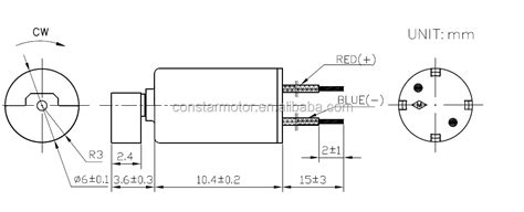 4 10mm Mini Vibrating Dc Coreless Motor For Sex Toys