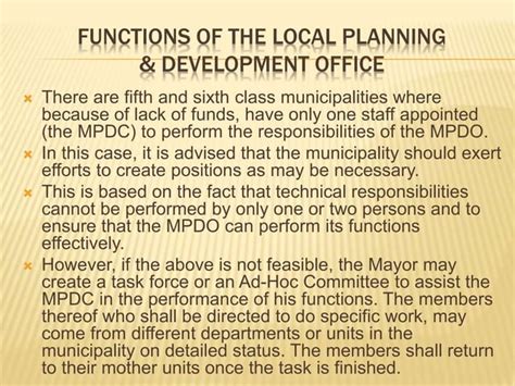 Local Development Planning PPTX