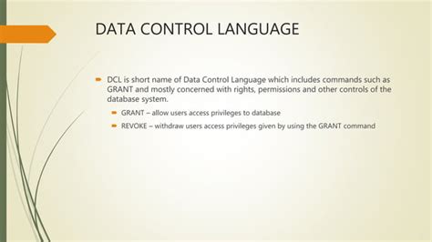 Structured Query Language Pptx Databases Computer Software And Applications