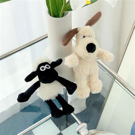 월레스와 그로밋 숀더쉽 인형 키링 15cm 정품 우정 커플 열쇠고리 키홀더 강아지 양 굿즈 가방고리