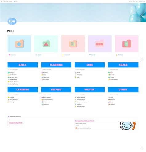 Notion Wiki Template